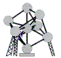 GIF de Atomium para compartir en Atomium De Bruselas - GIF Animado ...