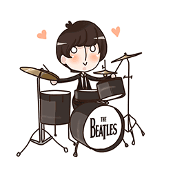 GIF de Ringo starr para compartir en The Beatles - GIF Animado | MISTERGIF