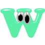 GIF de Letra w para compartir en Letras W - GIF Animado | MISTERGIF