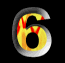 Numero seis en Numeros Seis - GIF Animado | MISTERGIF