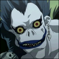 Ryuk en Death Note - GIF Animado | MISTERGIF
