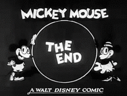 GIF de The end mickey mouse para compartir en The End - GIF Animado ...