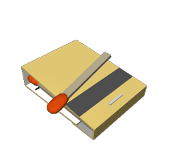 Encendiendo fosforo en Cerillas - GIF Animado | MISTERGIF