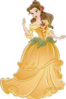 Princesa disney bella en Bella - GIF Animado | MISTERGIF